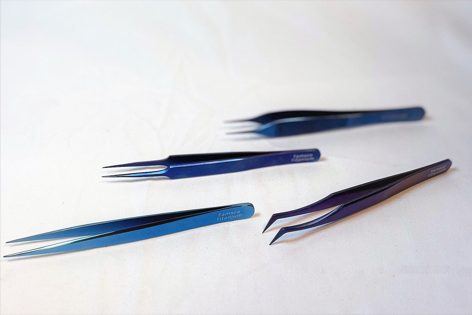 Titanium Tweezers Set of 4 - Etsy