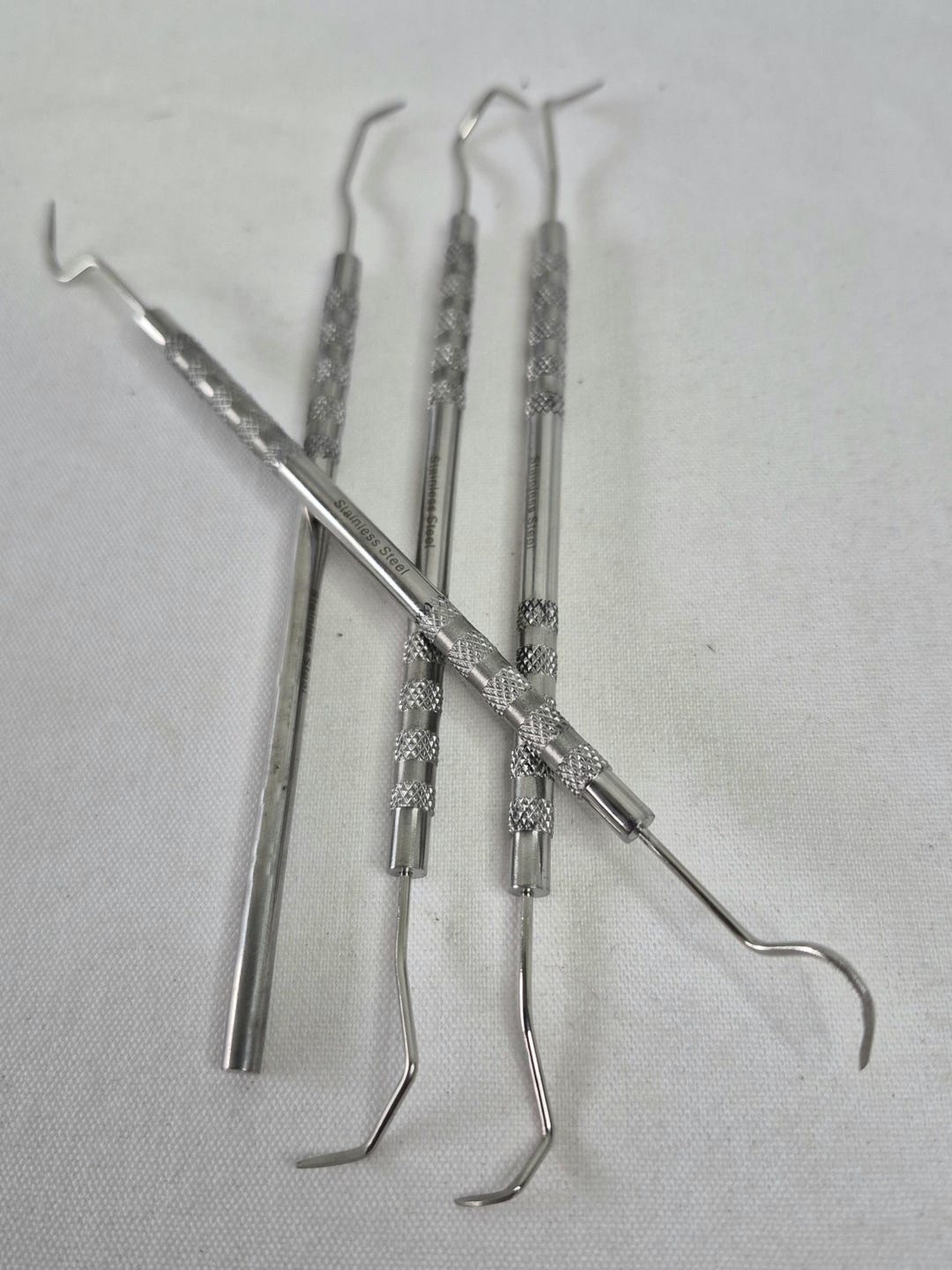 Tamsco Dental Pick Tool Set, 4 Piece, Silver, Industrial Grade - Etsy