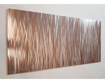 Modern, Abstract, Contemporary Metal Wall Art, Sculpture, 3D Effect, by ...