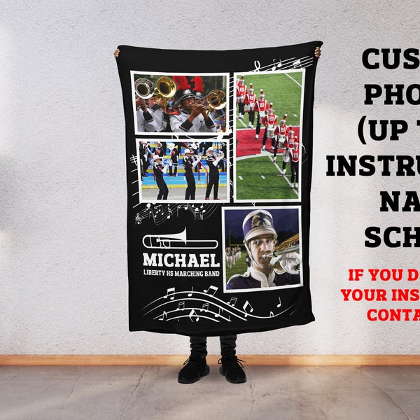 Instrument Custom Blanket - Etsy