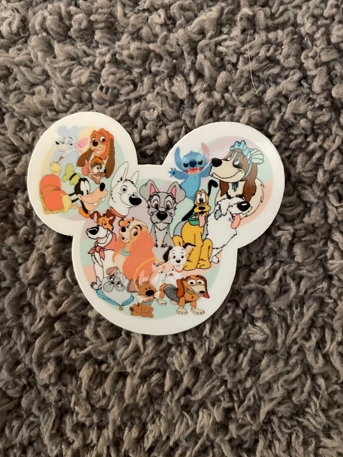 Disney Dogs Waterproof Sticker. Mouse Head. Mickey Head. - Etsy