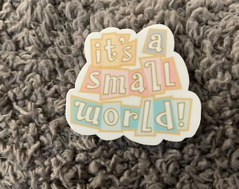 Small World Sticker | Etsy