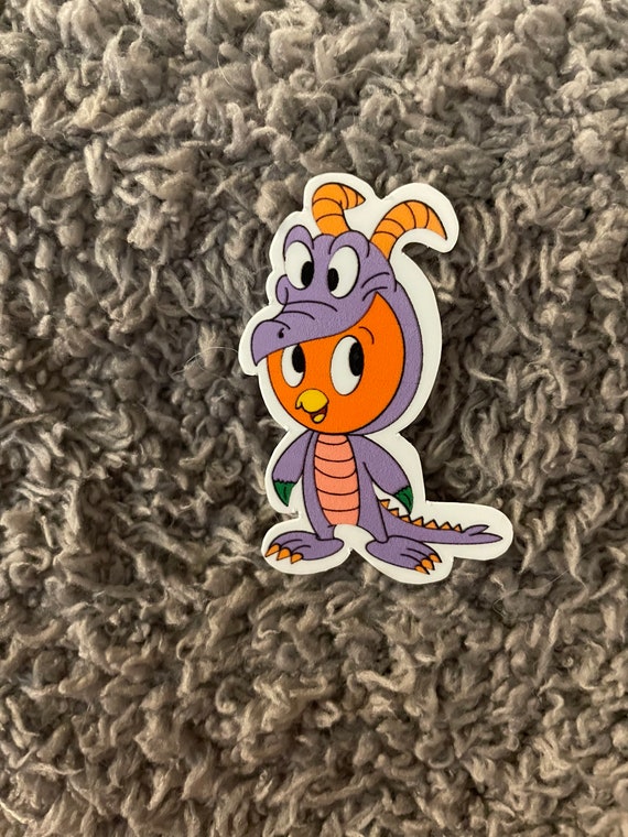 Figment Waterproof Sticker. Disney. Orange Bird. Disney Orange | Etsy
