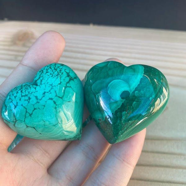 Malachite Stone Sculpture - Etsy