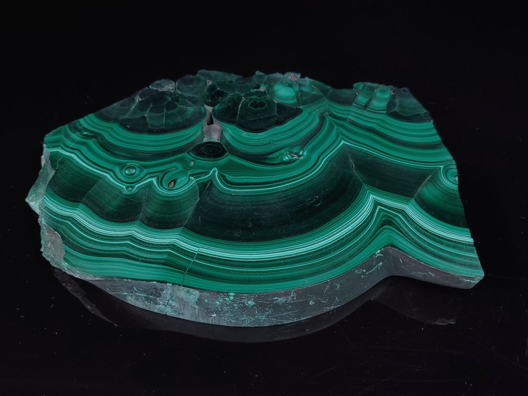 Polished Malachite Slab - Etsy