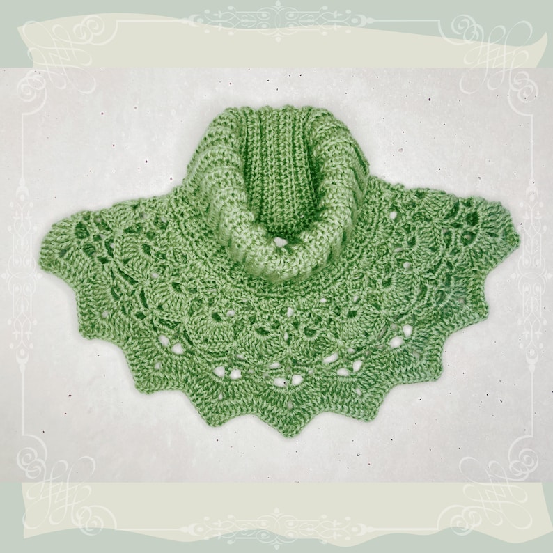 Willow Crochet Cowl Pattern | Elegant Lightweight Crochet Collar ...