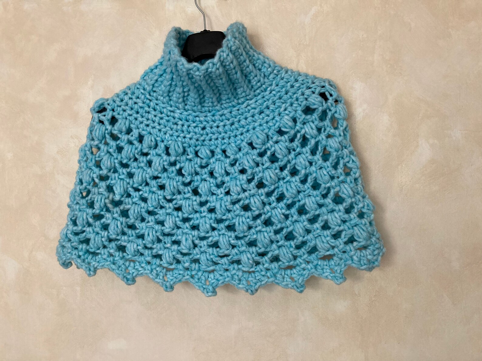 Blue Sky Lace Capelet With Brooch Pattern: Written Instruction - Etsy