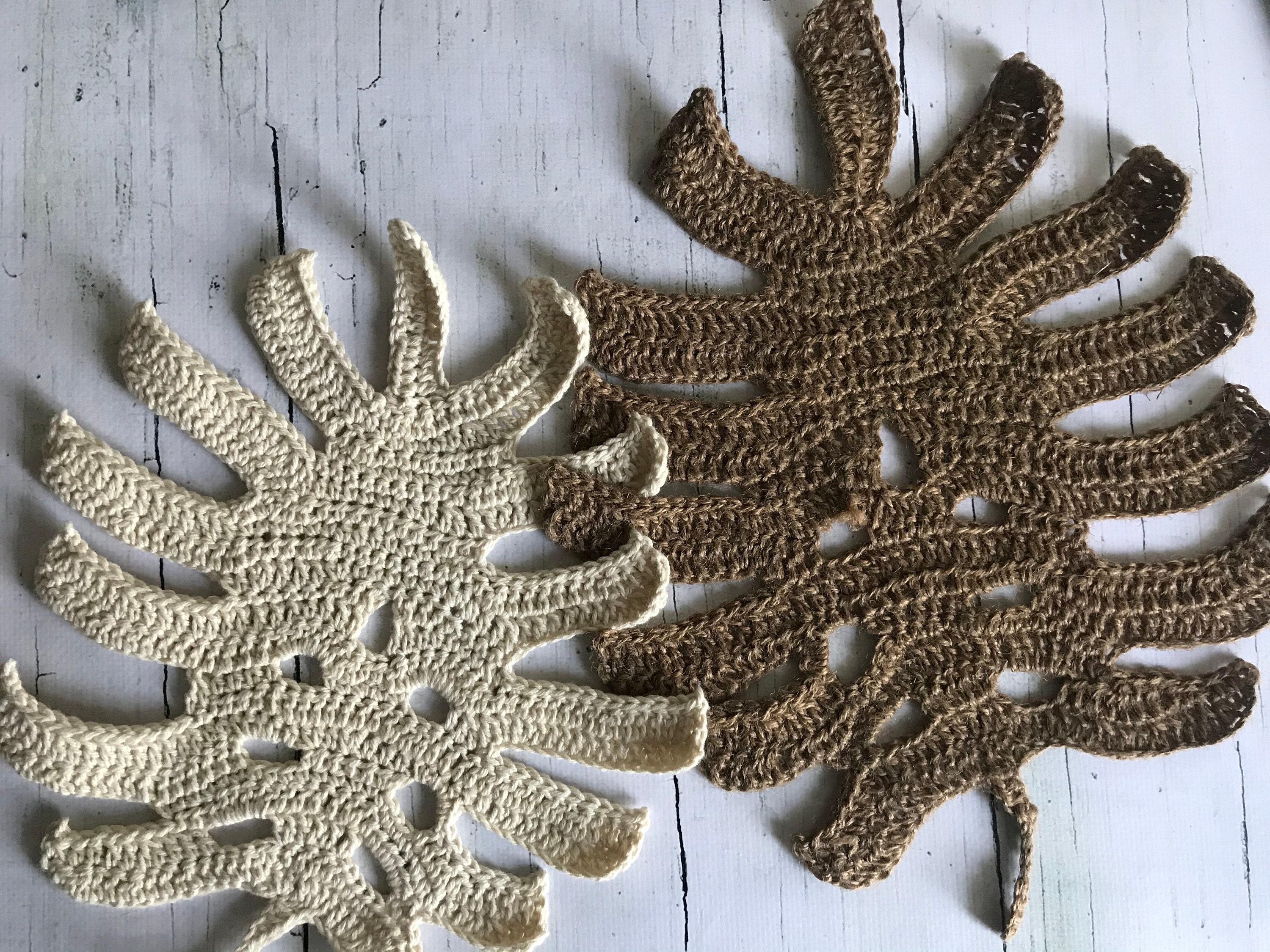 Large Monstera Leaf Pattern: Real-time Crochet Tutorial | Youtube ...