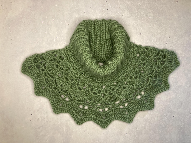 Willow Crochet Cowl Pattern | Elegant Lightweight Crochet Collar ...