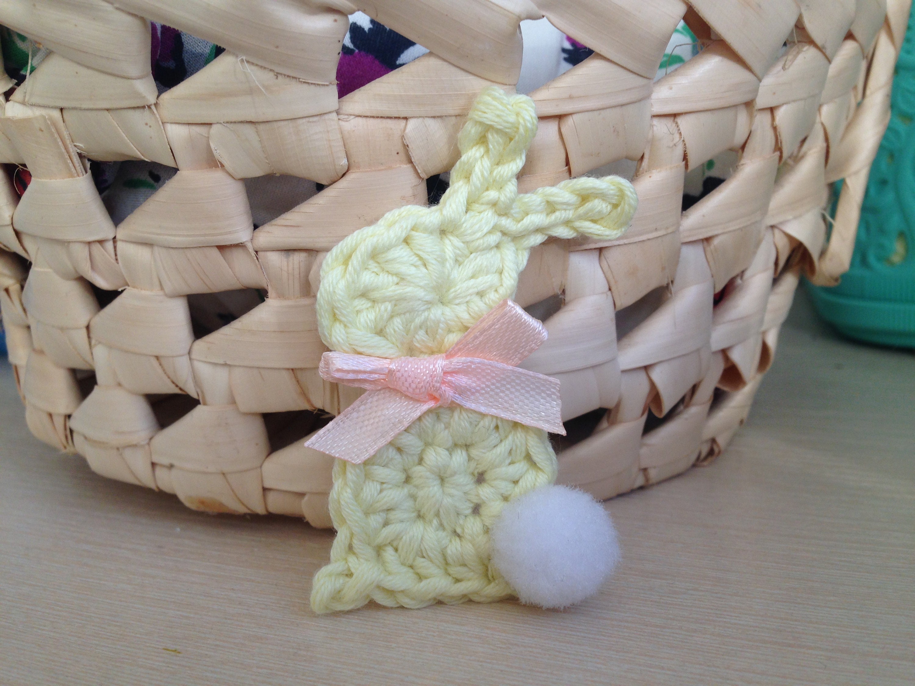 Tiny Crochet Bunny PDF Pattern | Try to Crochet Small Bunny Applique ...