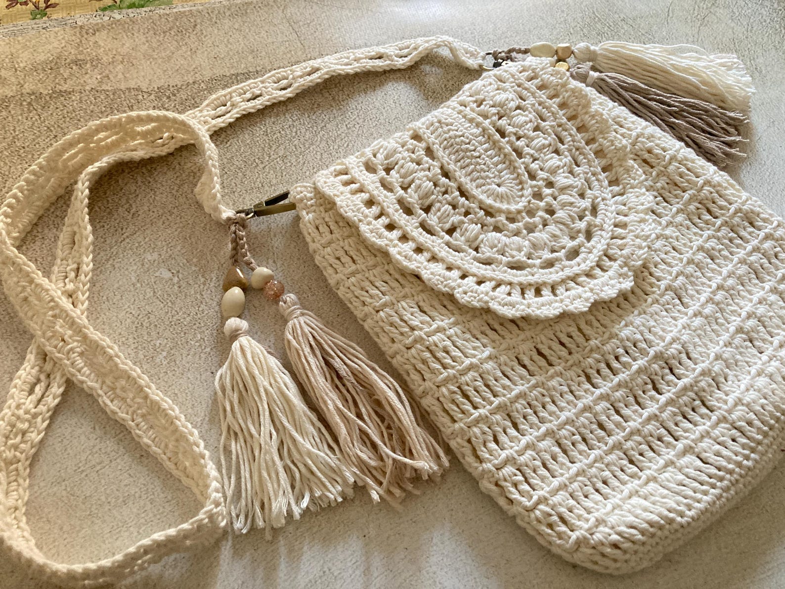 Lei Bag Crochet Pattern | Lacy Boho Crossbody Bag Pattern | Summer ...
