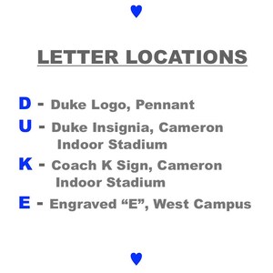 DUKE Home Decor. Spelled Photographs From Duke U. Bevel - Etsy