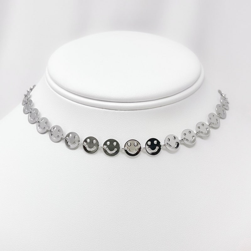 Smiley Face Choker - Etsy