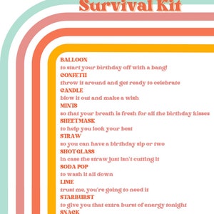 30th Birthday Survival Kit - Etsy