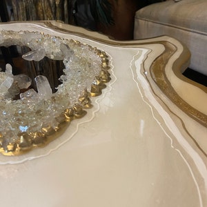 CREAM Africa Geode Table - Etsy