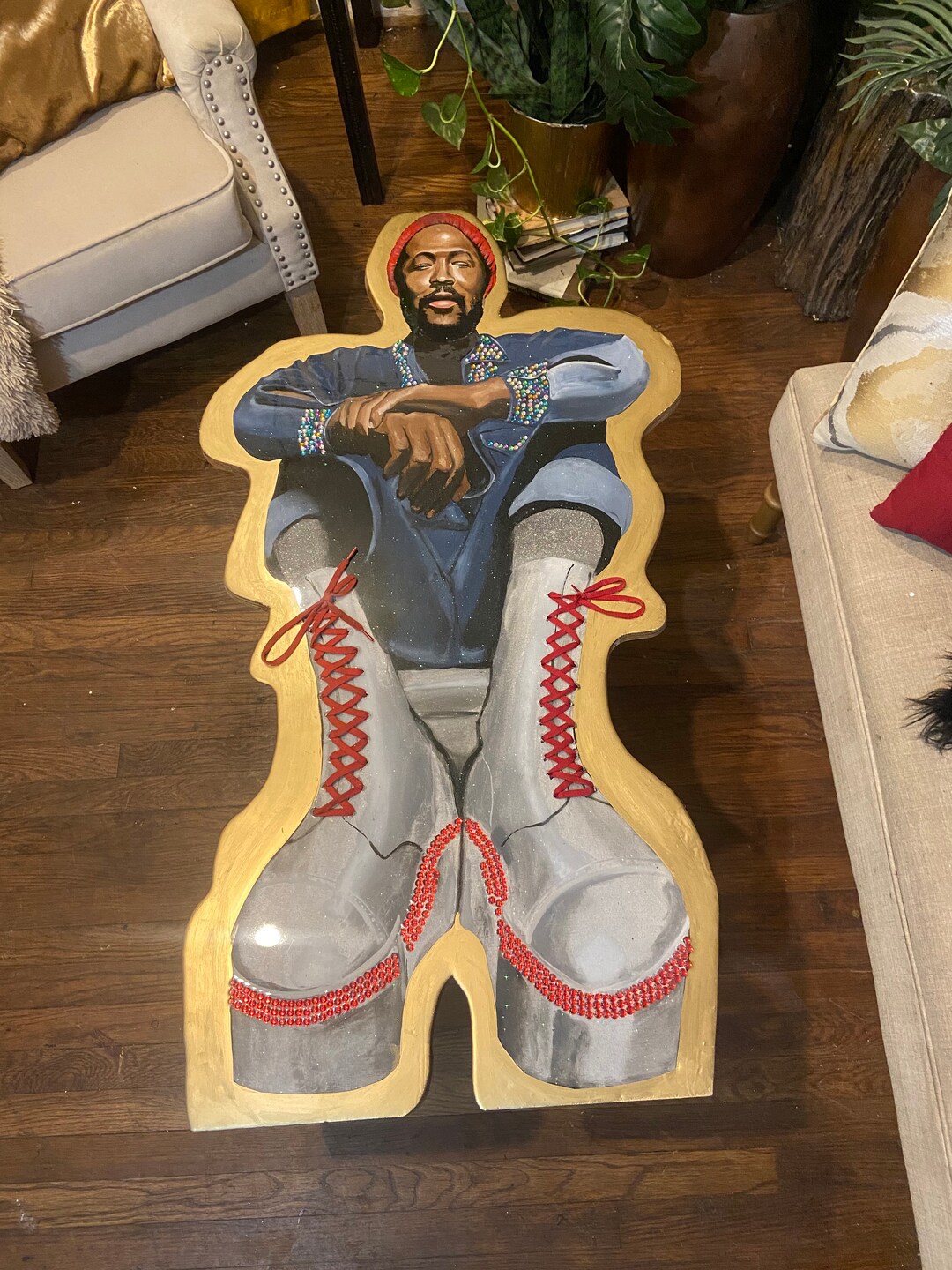 MARVIN GAYE TABLE - Etsy