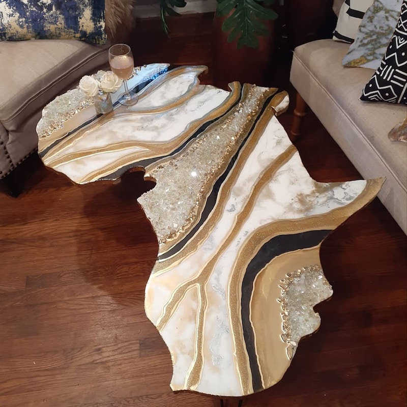 Geode Table - Etsy
