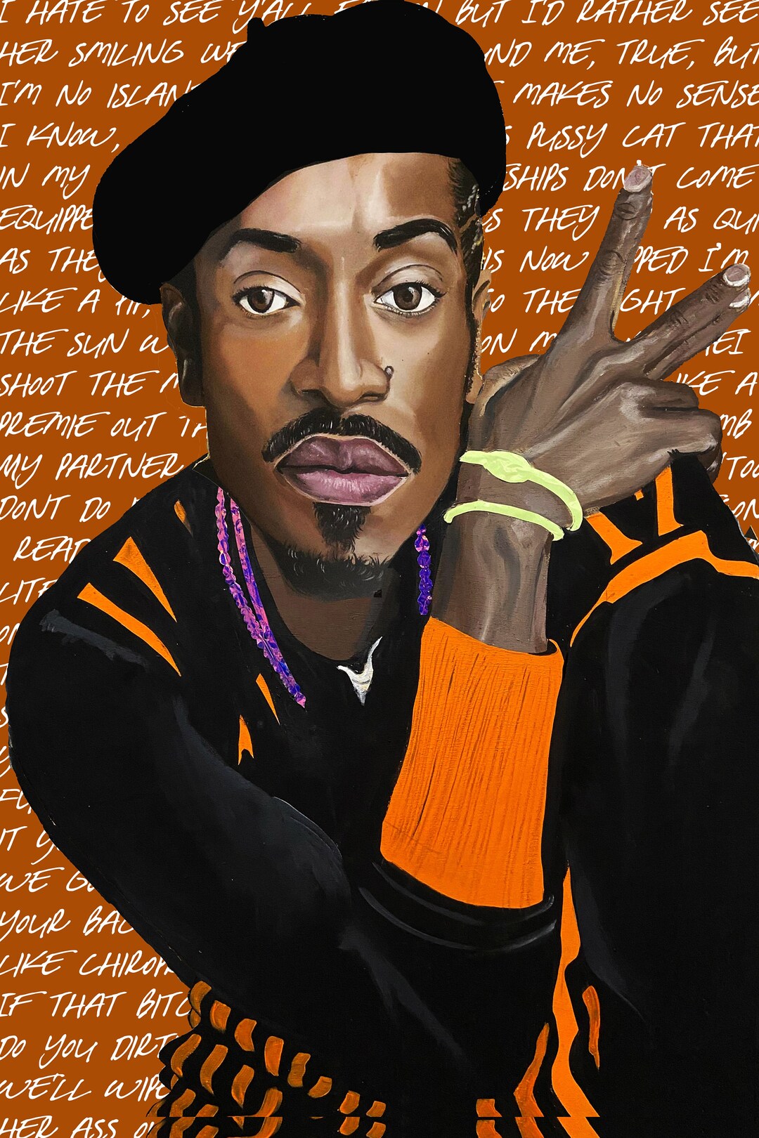 Andre 3000 Print 36x24 - Etsy