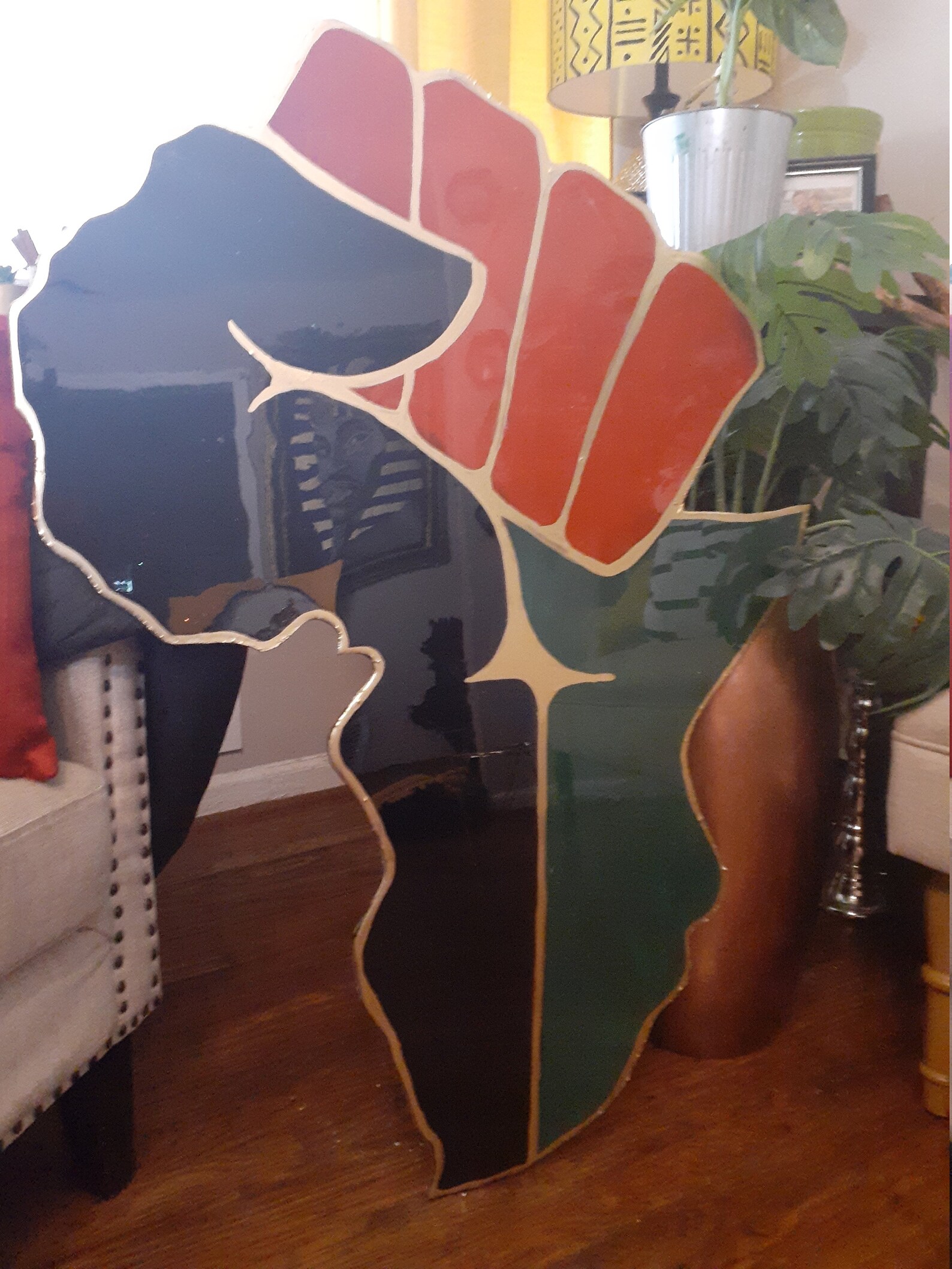 BLACK POWER Table/wall Art - Etsy