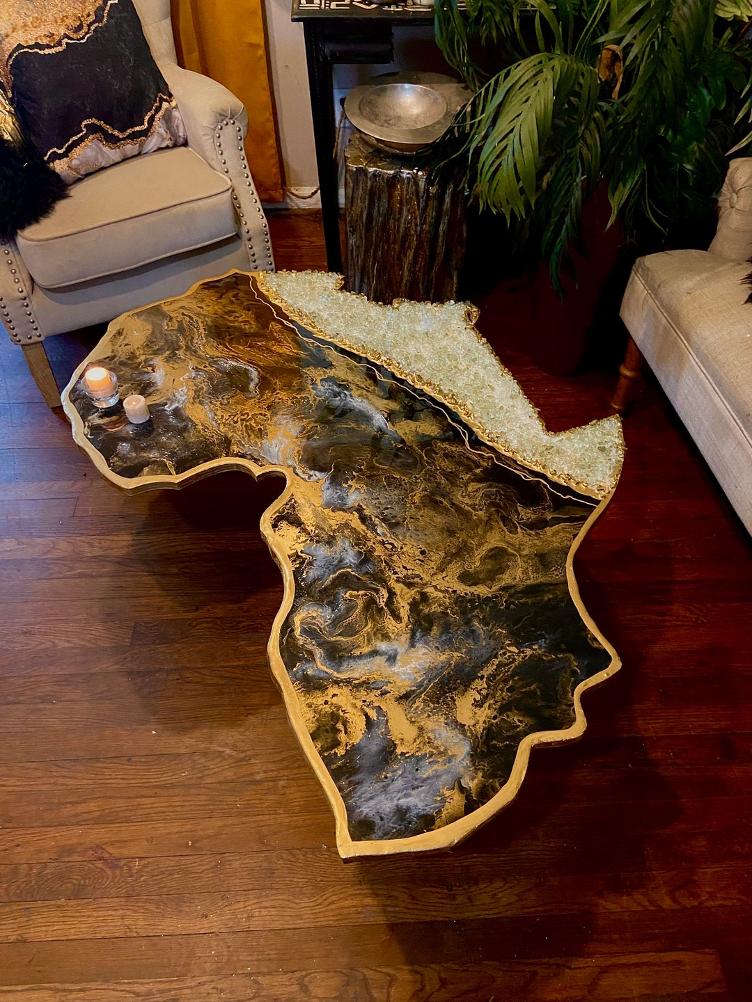 ONYX Geode Table - Etsy