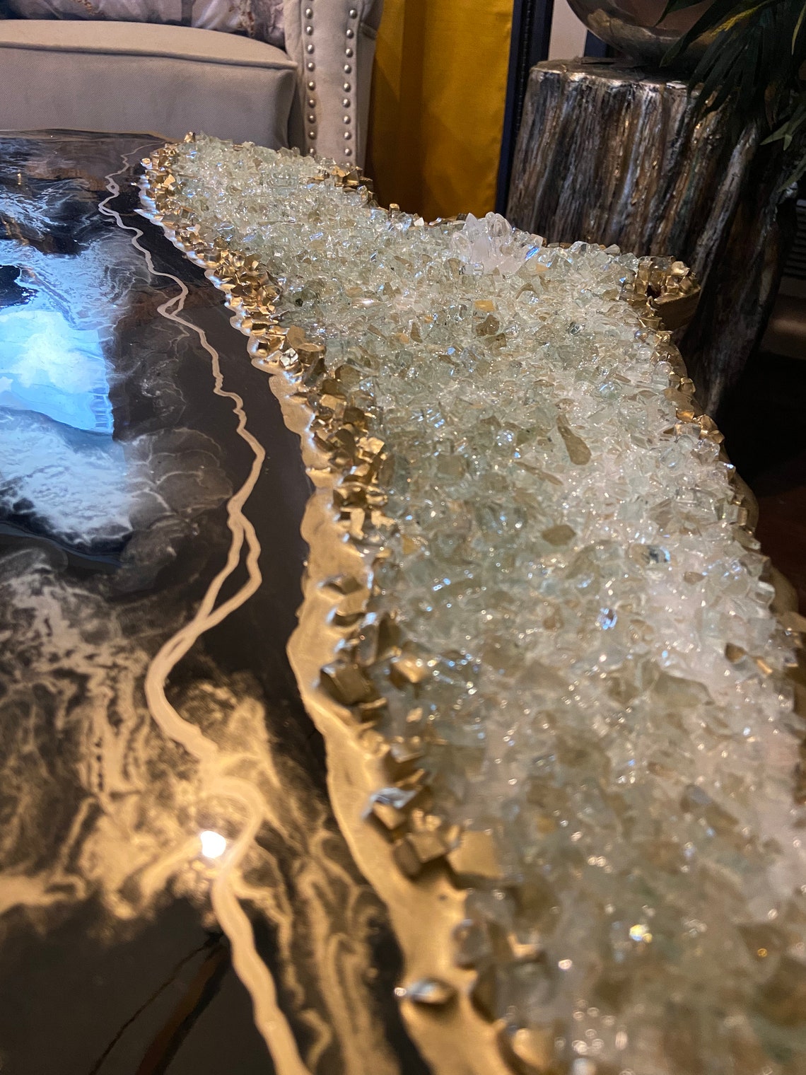 ONYX Geode Table - Etsy
