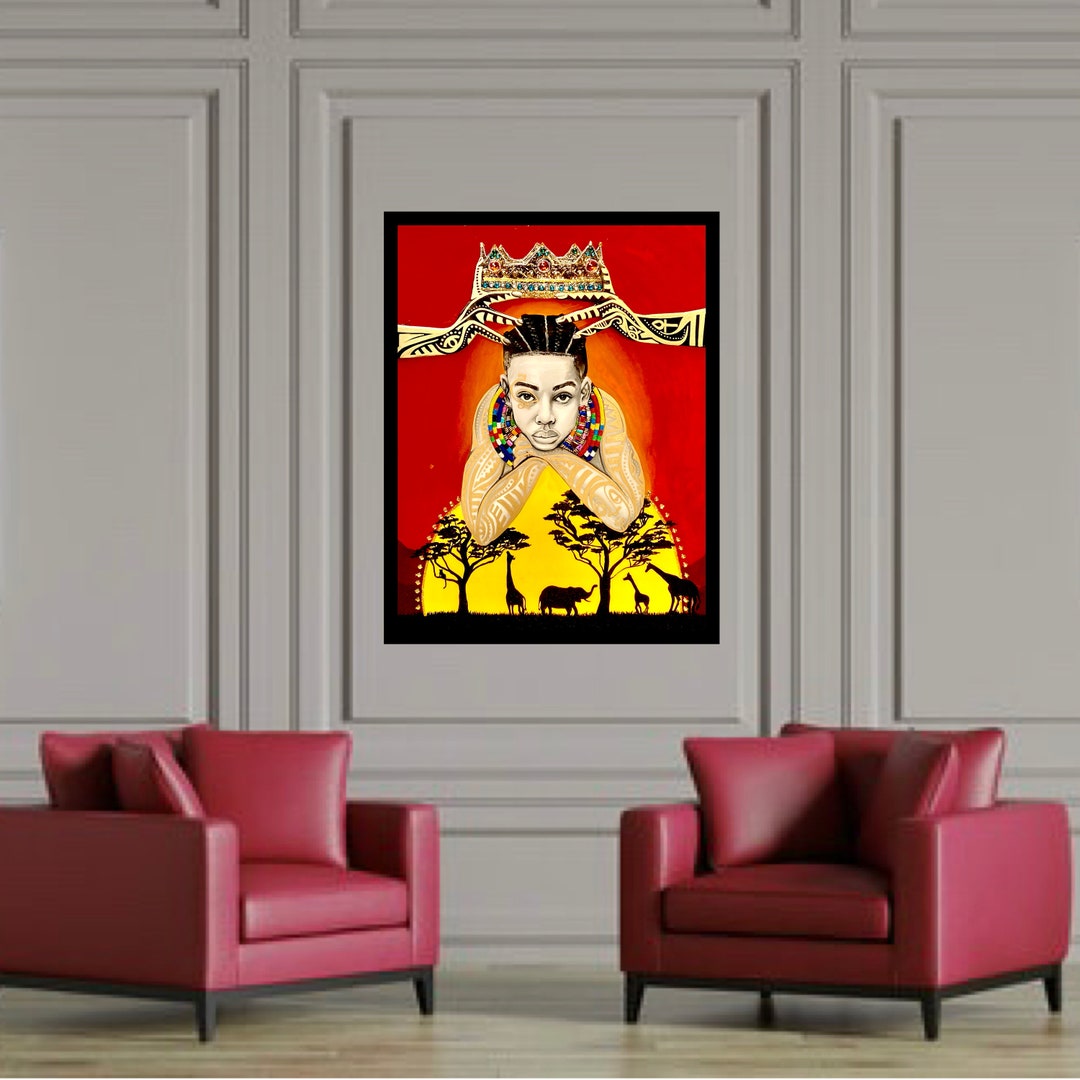 SUN KING Print - Etsy
