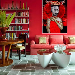 RED JOY Print - Etsy