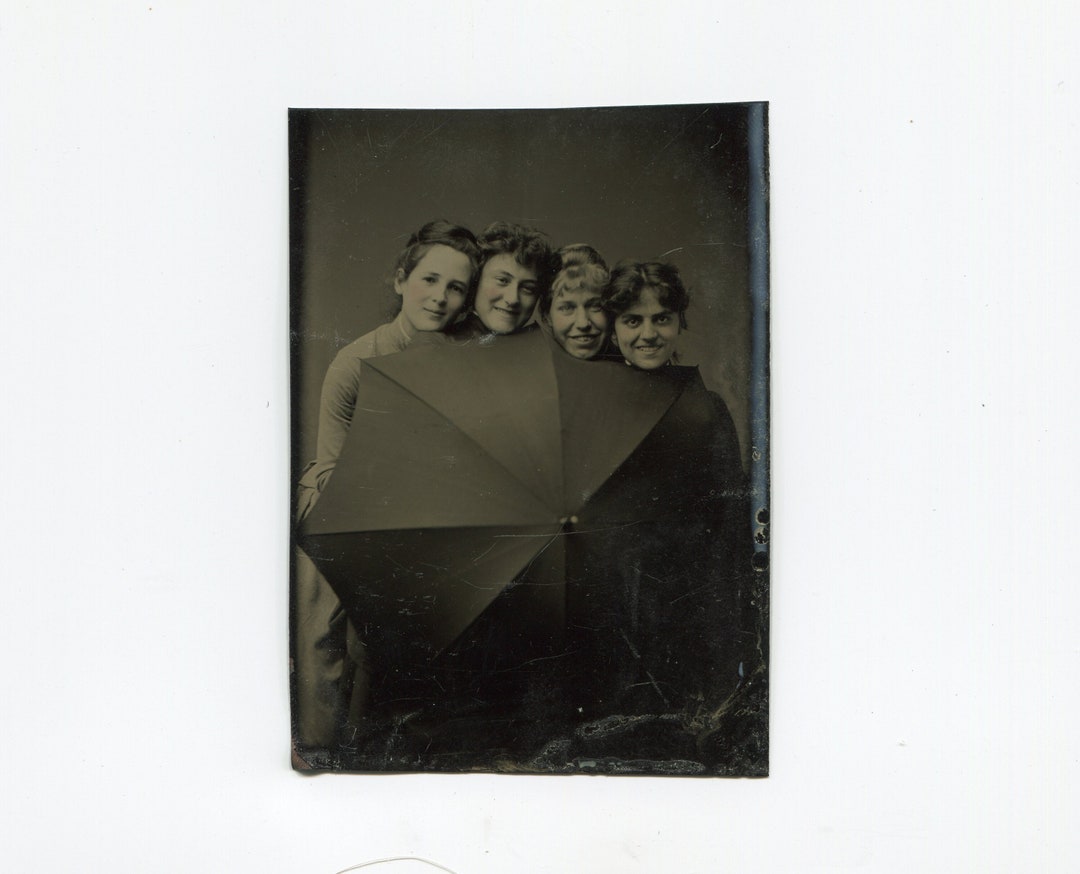 Smiles, Rare Victorian Tintype Photo - Etsy