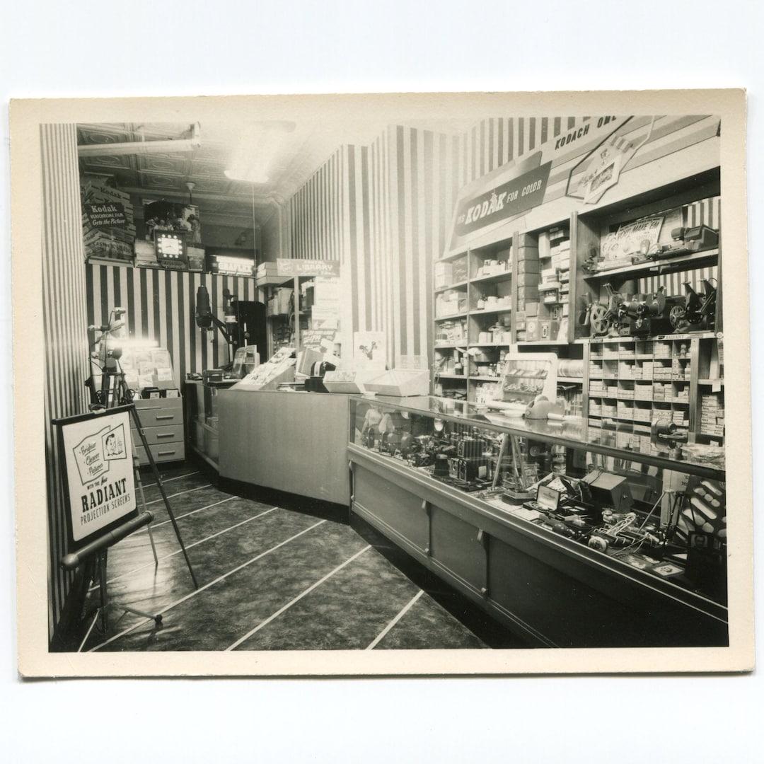 Boro Park Camera Shop, Vintage Snapshot Photo - Etsy