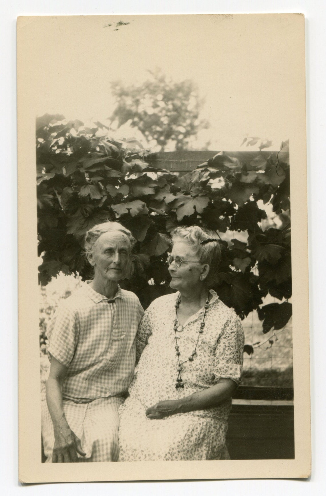 Two Old Grannies Vintage Snapshot Photo - Etsy