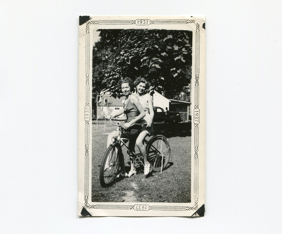 Bicycle Built for Two, Vintage Snapshot Photo - Etsy