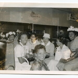 Diner, Vintage Snapshot Photo, African American Woman - Etsy