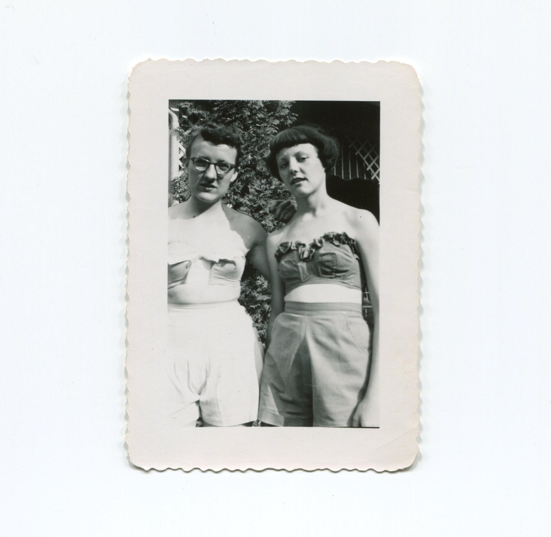 Two Piece, Vintage Snapshot Photo - Etsy