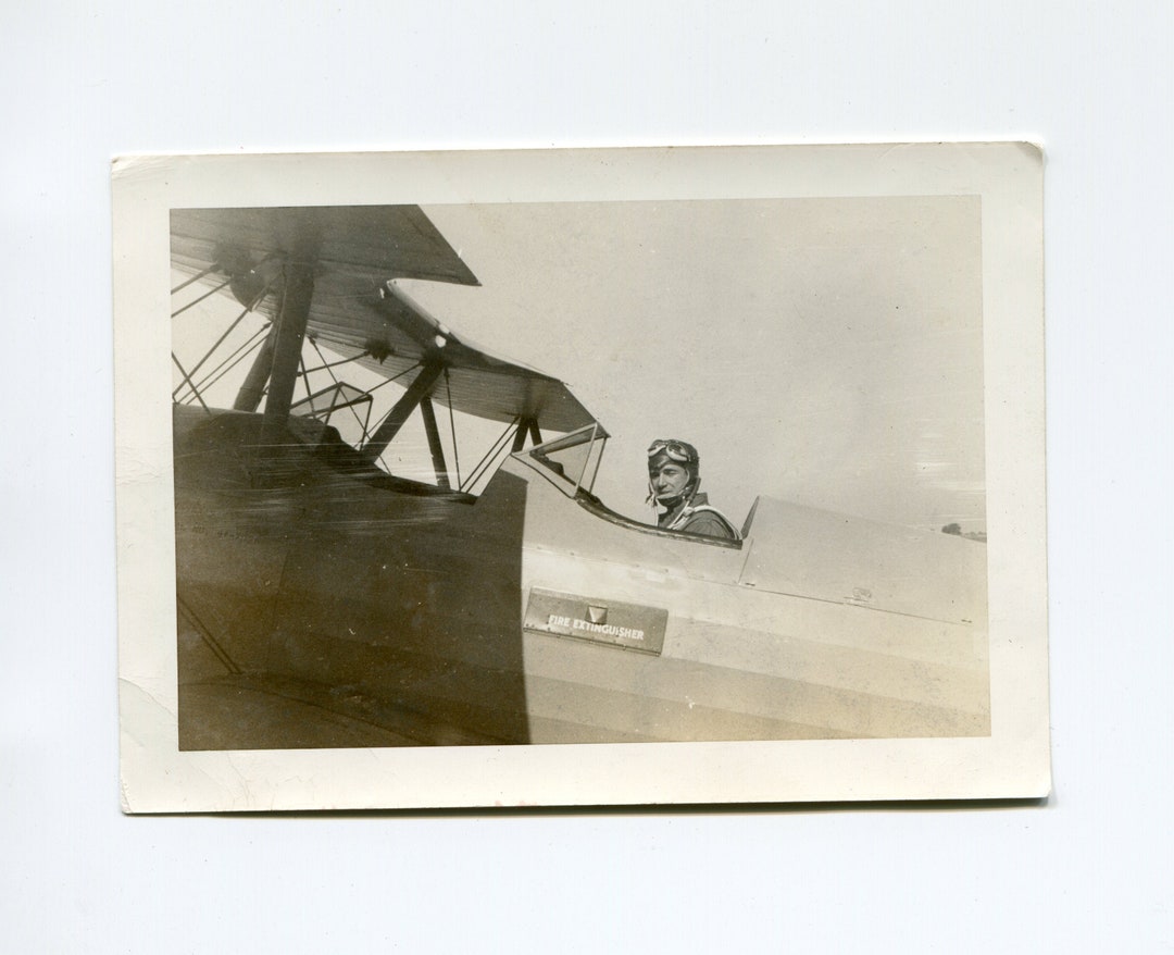 First Solo Flight, Vintage Snapshot Photo - Etsy