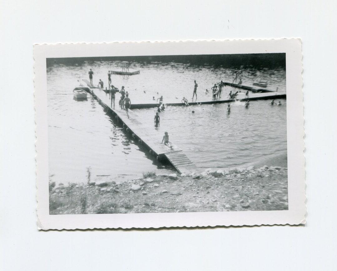 Swimming Hole, Vintage Snapshot Photo - Etsy
