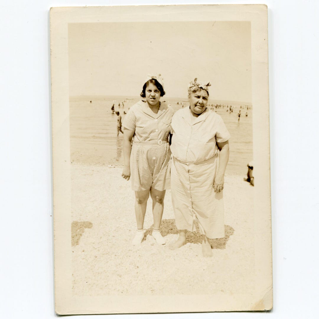 Swimming Costumes, Vintage Snapshot Photo, African American Women - Etsy