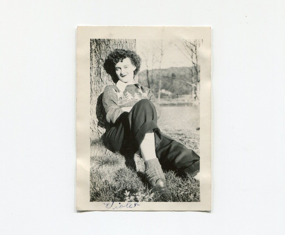 Violet, Vintage Snapshot Photo - Etsy