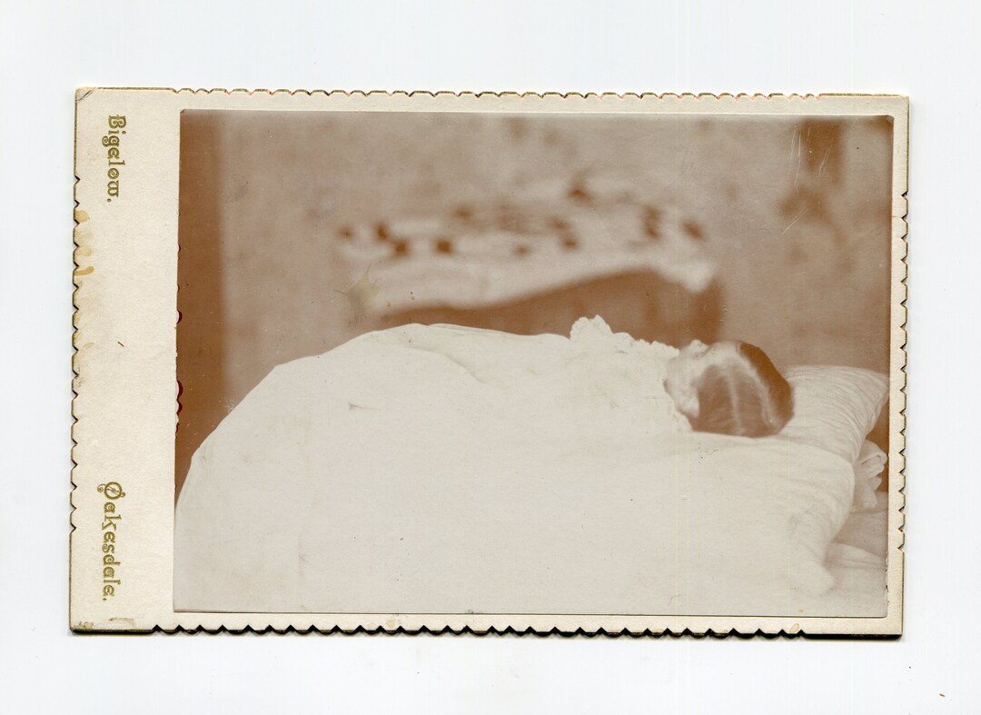 Beautiful Post Mortem, Antique Cabinet Card Photo - Etsy