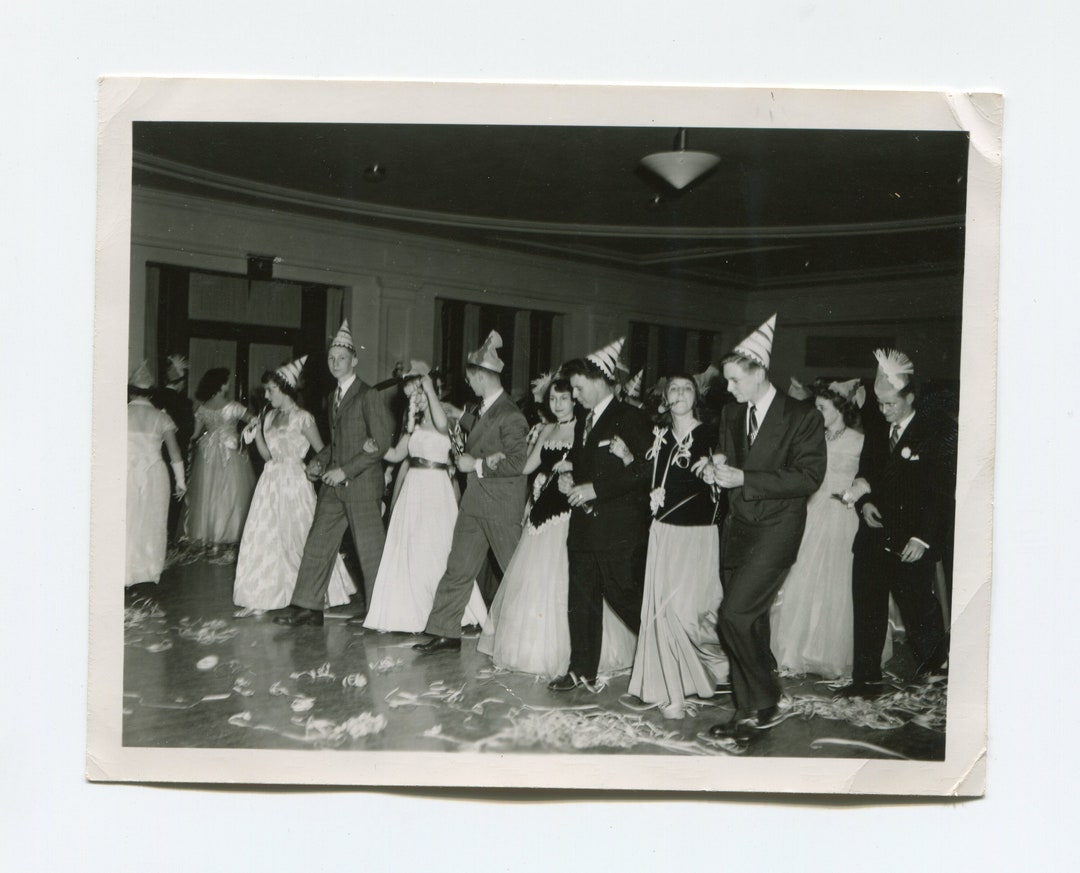 Party Hats and Streamers, Vintage Snapshot Photo - Etsy