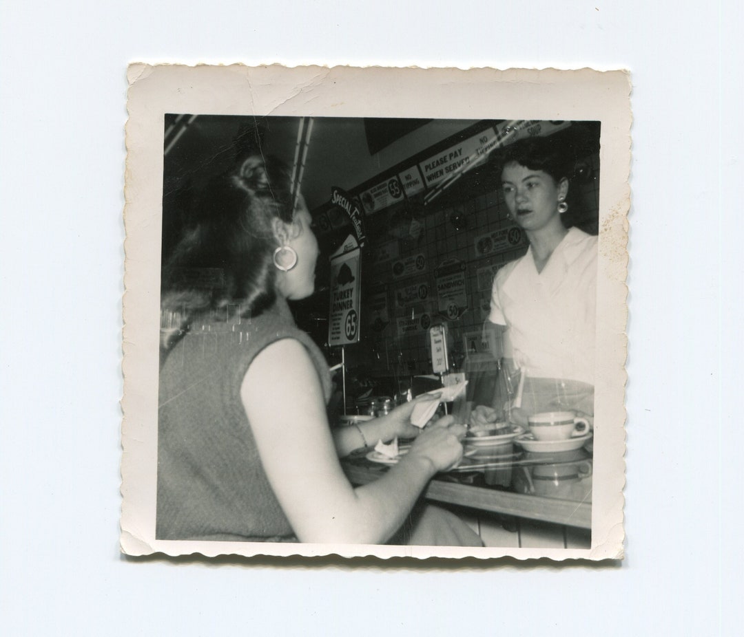 Diner, Vintage Snapshot Photo - Etsy