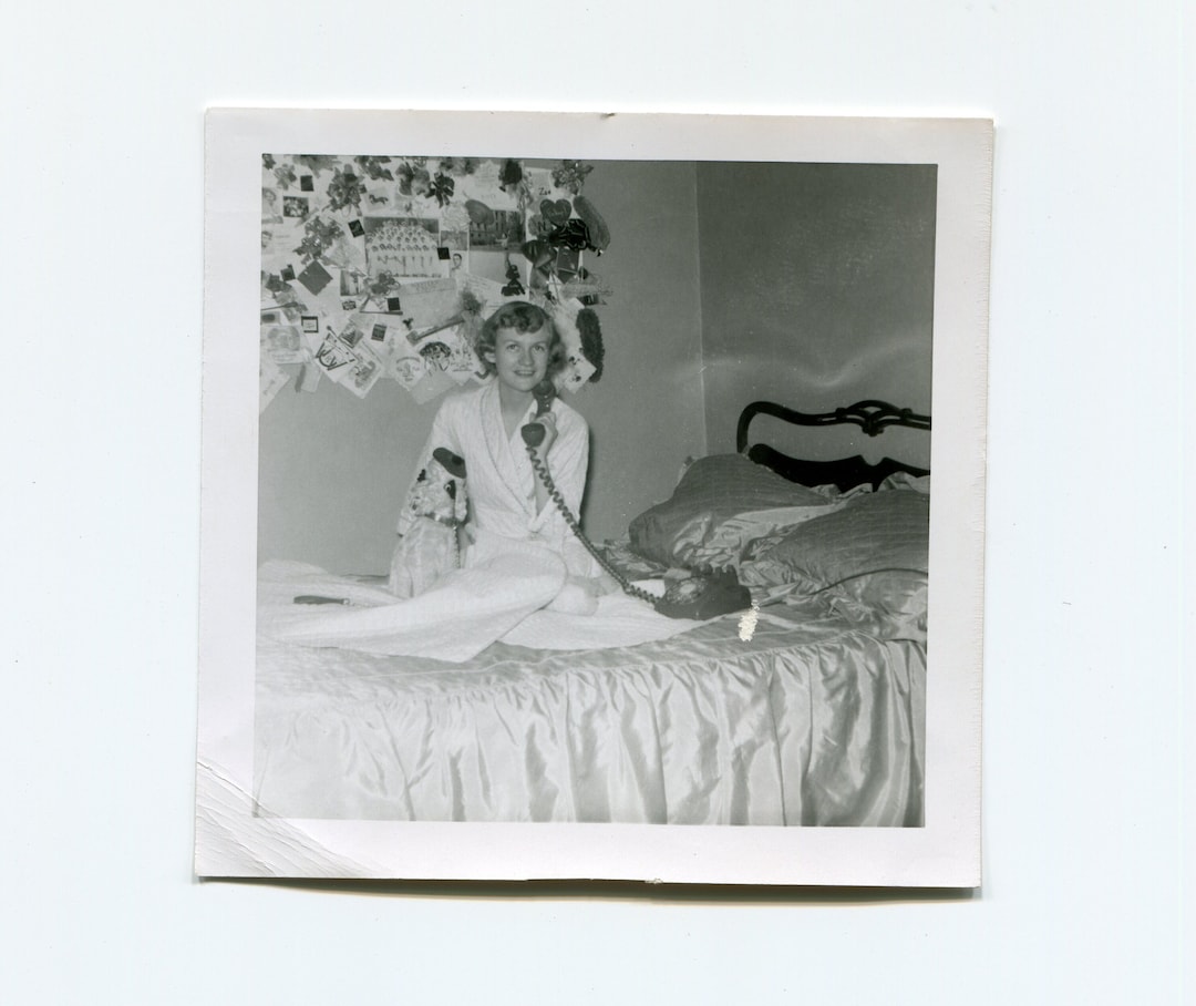 Midnight Caller, Vintage Snapshot Photo - Etsy