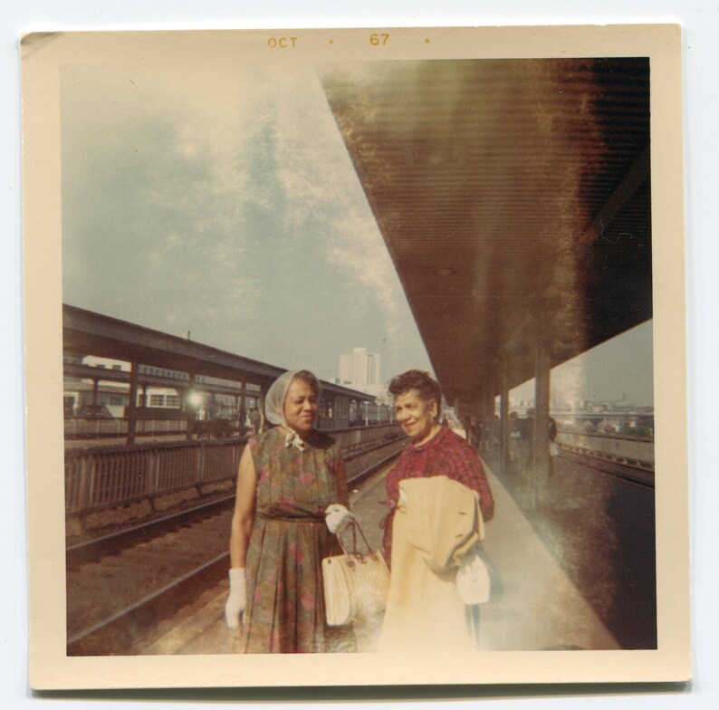 Train Station, Vintage African American Snapshot Photo - Etsy