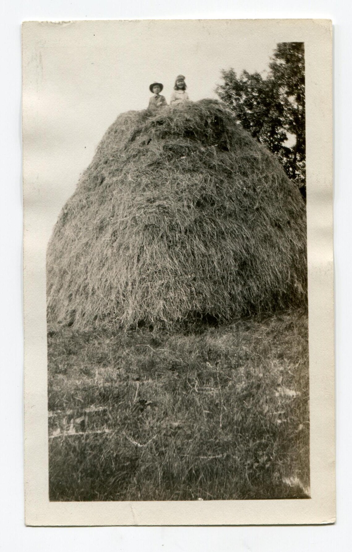 Haystack, Vintage Snapshot Photo - Etsy