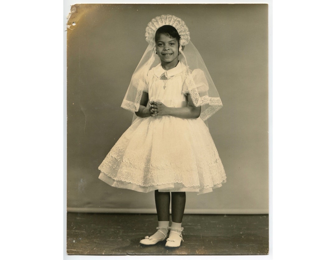 First Communion, Vintage Africa American 8x10 Photo - Etsy