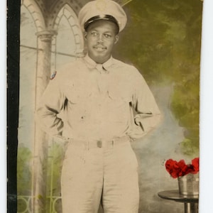 Studio of Florestine Perrault Collins, Vintage Arcade Photo, African ...