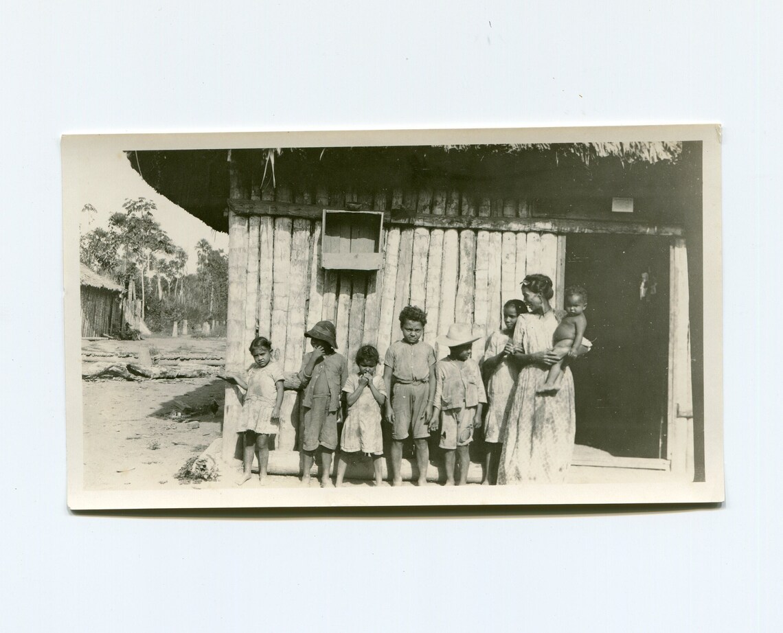 7 Children, Vintage Snapshot Photo - Etsy