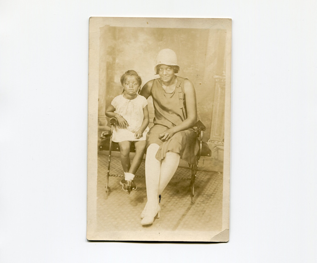 Addie and Joan, Vintage African American Rppc Photo - Etsy