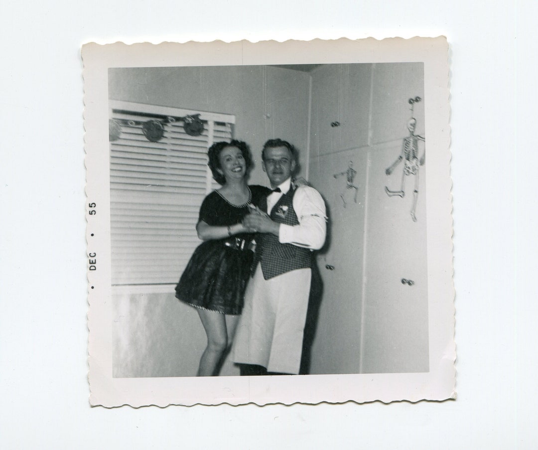 Halloween Tango, Vintage Snapshot Photo - Etsy