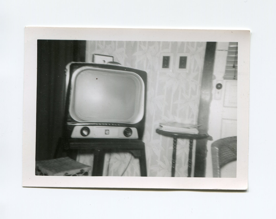 Brand New T.V., Vintage Snapshot Photo - Etsy