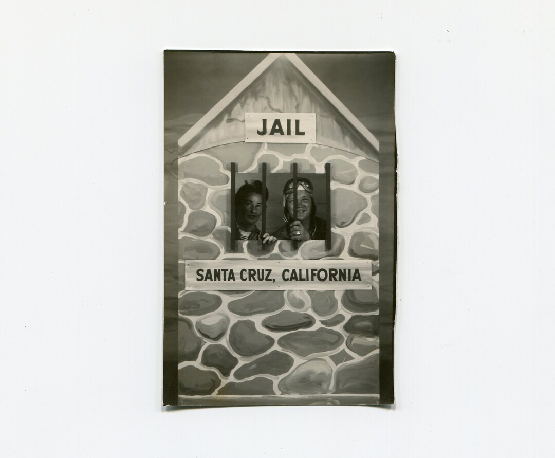 Santa Cruz Jail, Vintage Arcade Photo - Etsy